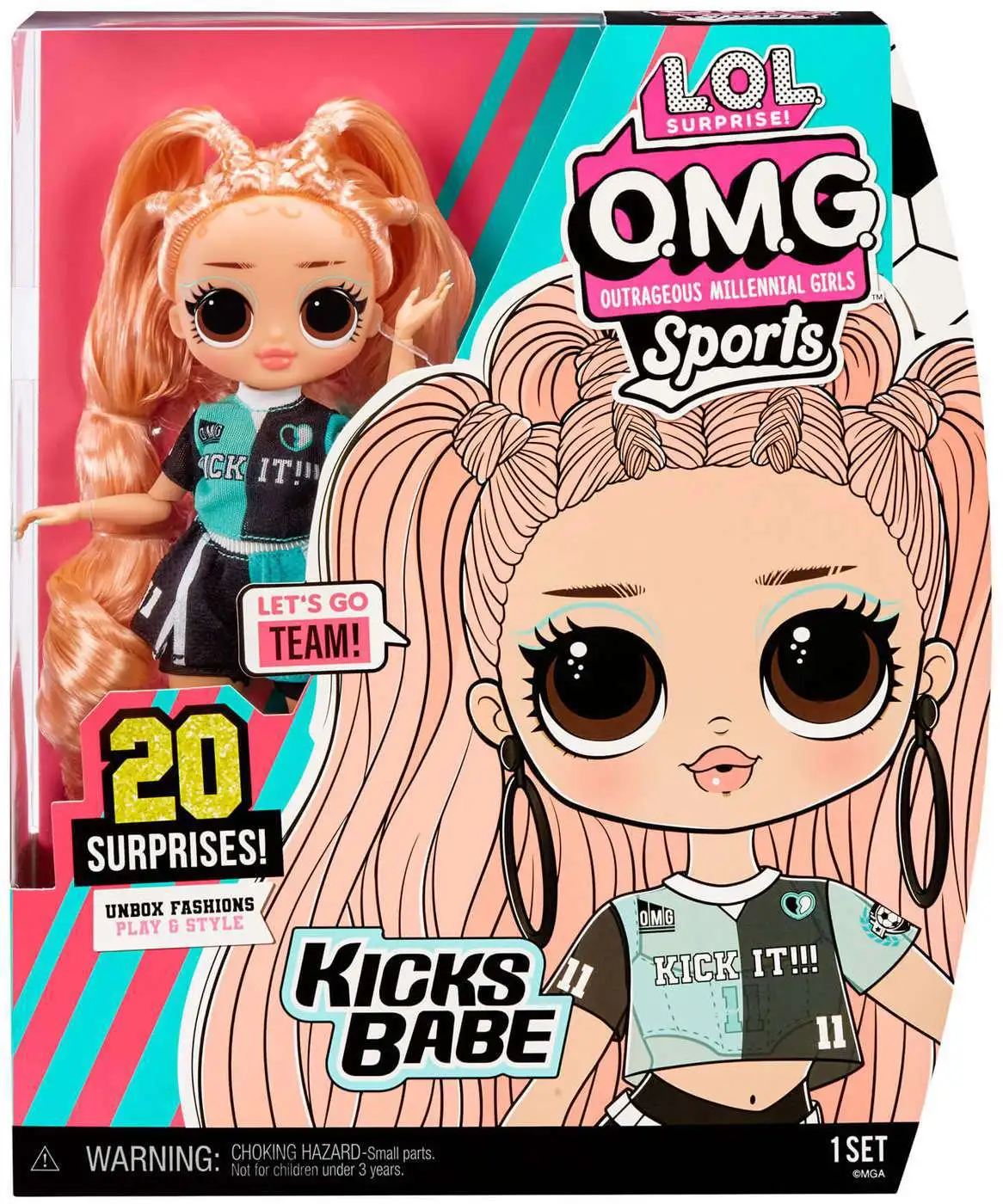 LOL Surprise OMG All-Star B.B.s Kicks Babe Fashion Doll Loose MGA ...