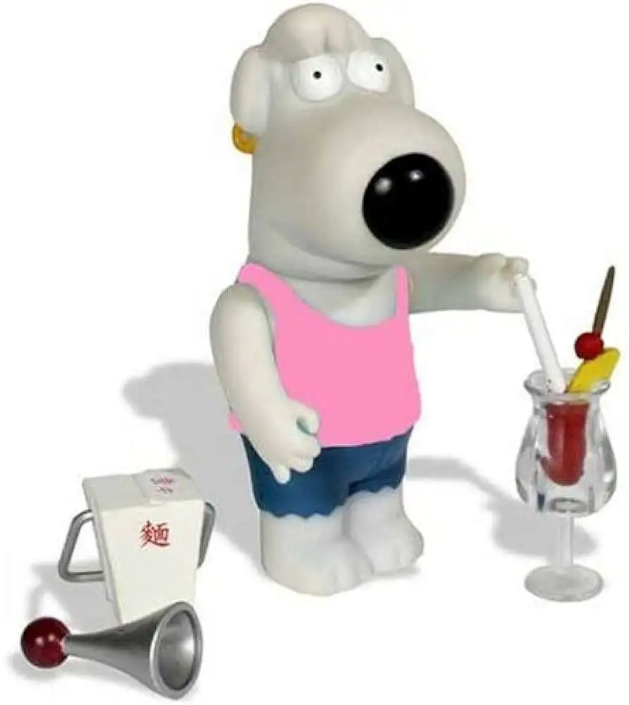Family Guy Series 3 Jasper Loose Figure Pink Shirt Mezco Toyz - ToyWiz