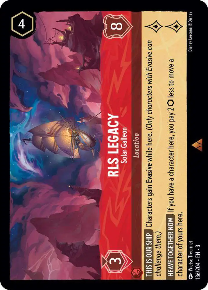 Disney Lorcana Trading Card Game Into the Inklands Single Card Rare RLS ...