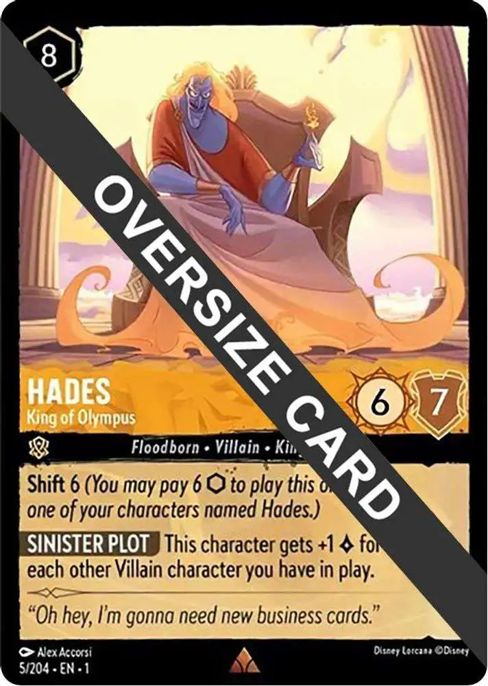 Disney Lorcana Trading Card Game The First Chapter Single Card Rare ...