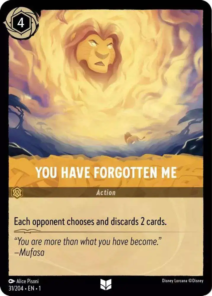 Disney Lorcana Trading Card Game The First Chapter Single Card Uncommon ...