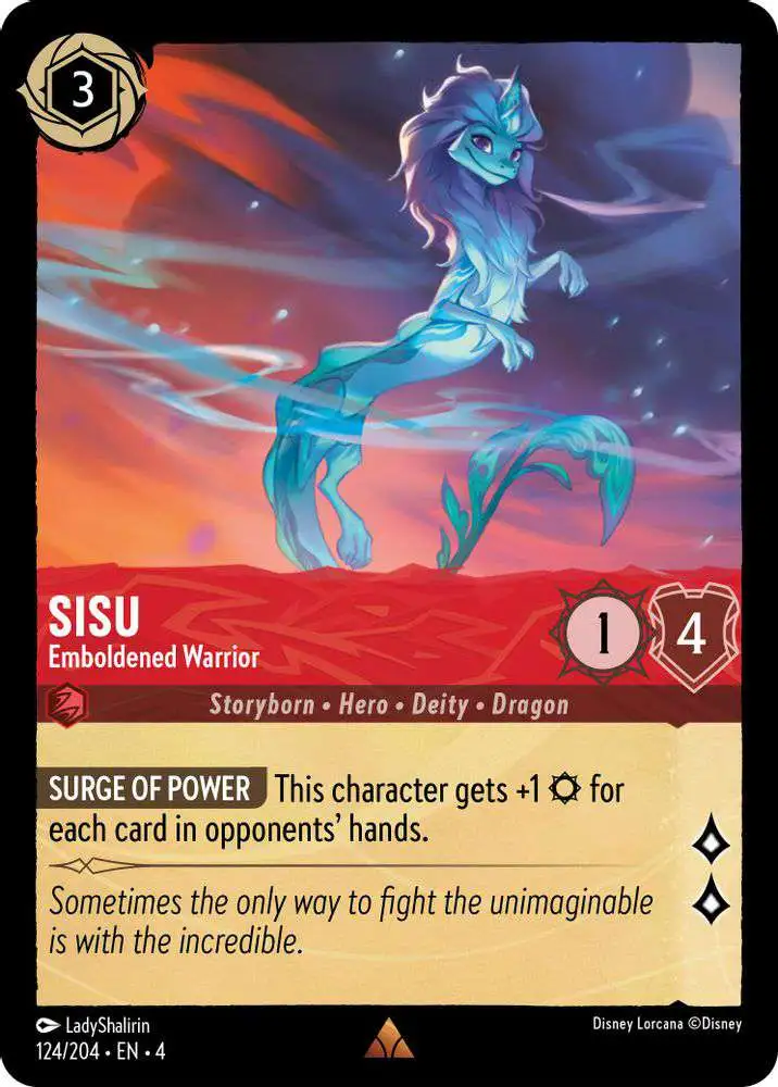 Disney Lorcana Trading Card Game Ursulas Return Single Card Rare Sisu ...