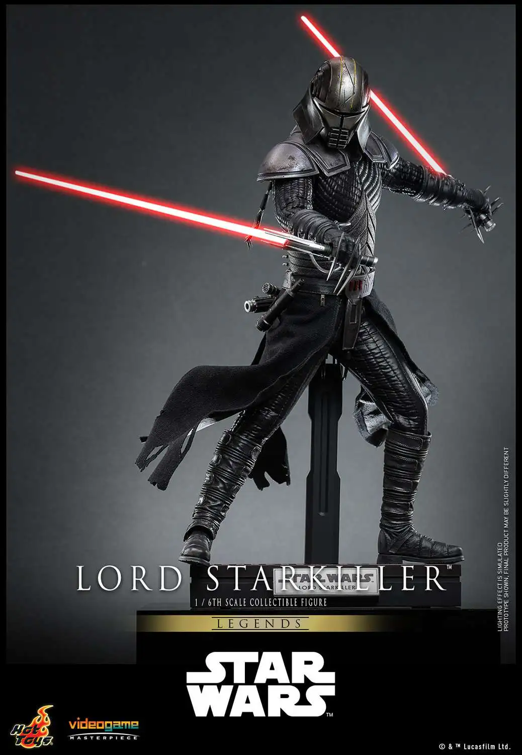 Star Wars Lord Starkiller 16 Collectible 16 Scale Figure Hot Toys - ToyWiz