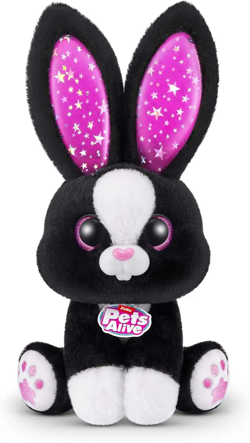 Pets Alive Magic Bunnies SOOTIE Surprise Mystery Plush Hat BLACK Bunny ...