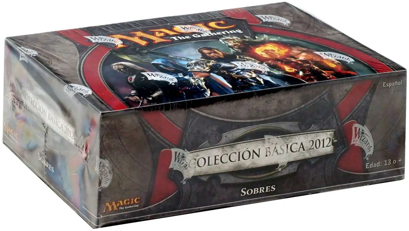 Magic The Gathering 2012 Core Set Booster Box 36 Packs, Spanish Wizards ...