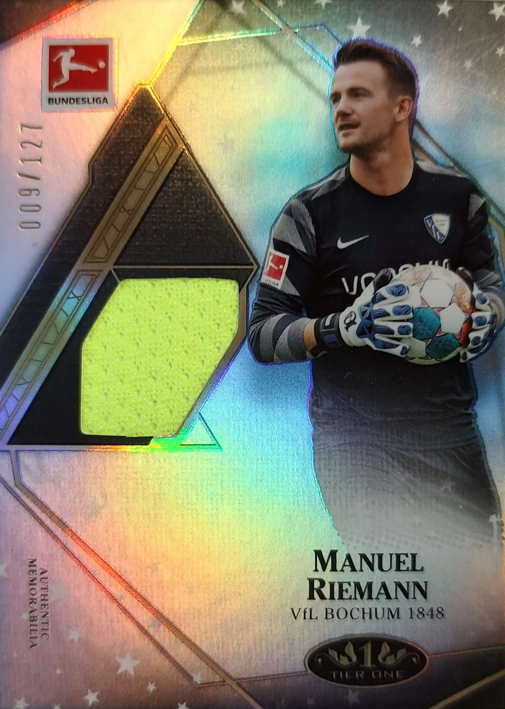 Topps 2021-22 Tier One - Bundesliga Single Card 9127 Manuel Riemann MSR ...