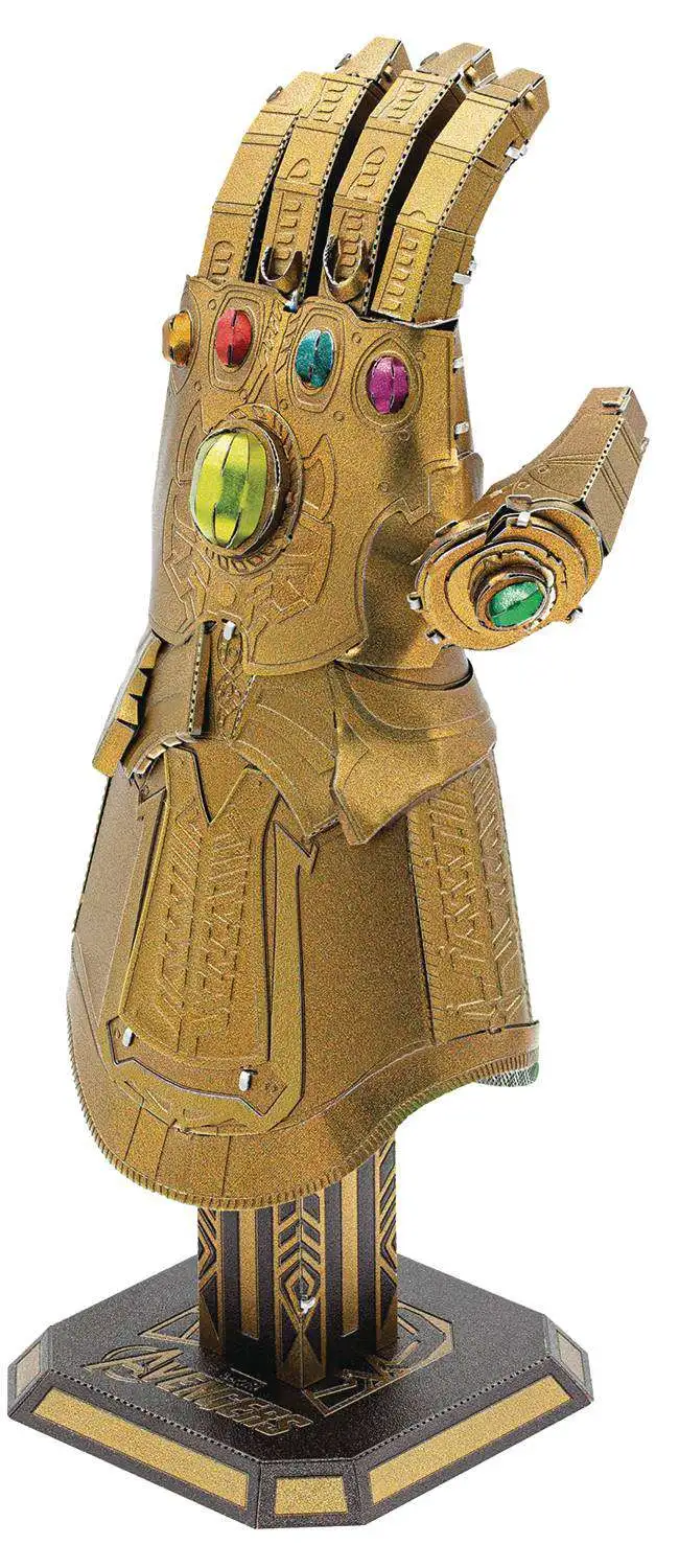 Metal Earth Marvel Infinity Gauntlet 3D Metal Model Kit Fascinations ...