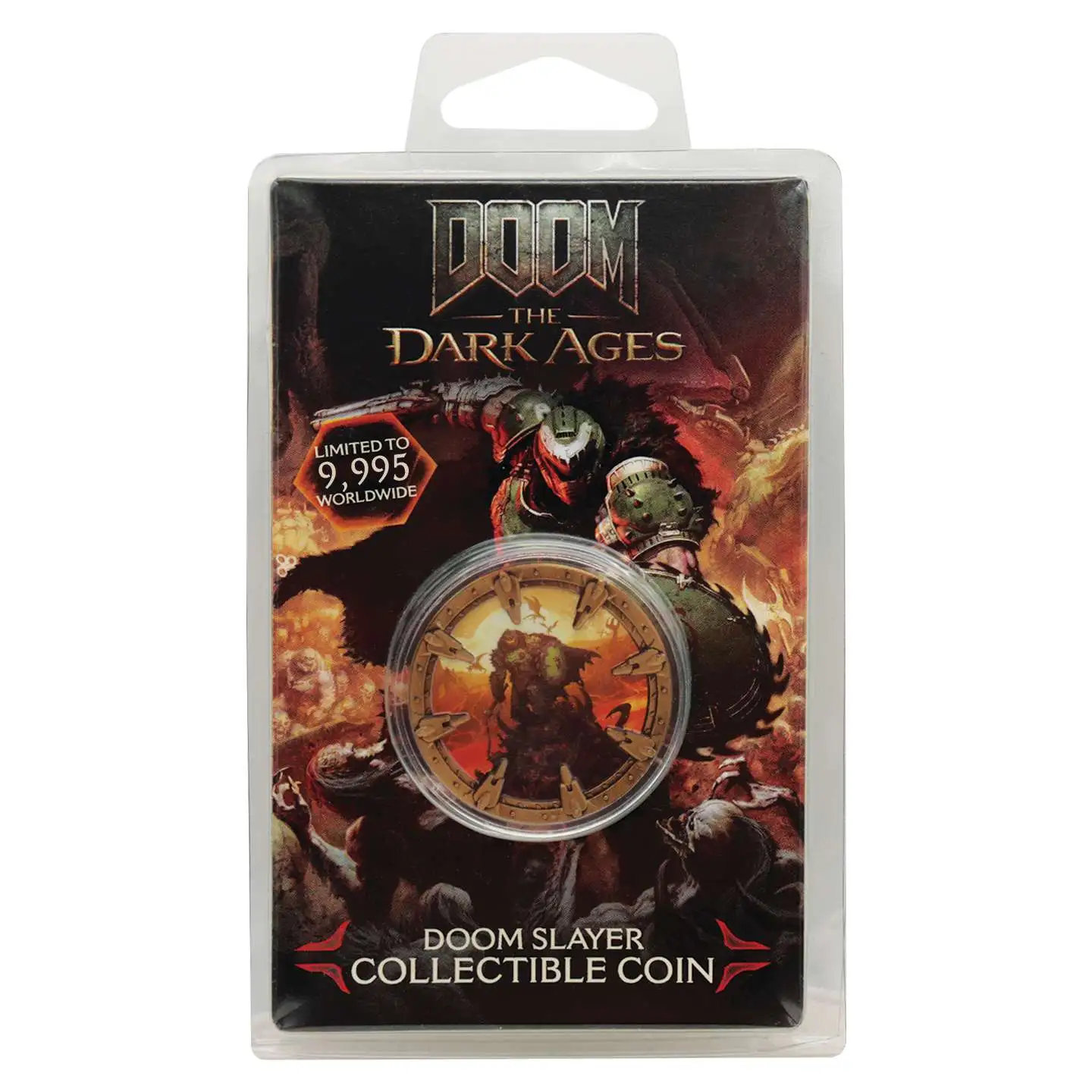 Doom the Dark Ages Doom the Dark Ages Metal Collectible Coin Fanattik ...