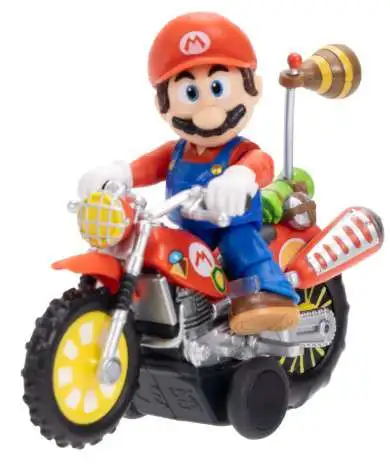 Super Mario Galaxy Movie Mario Exclusive 2.5 Mini Figure Pull Back ...