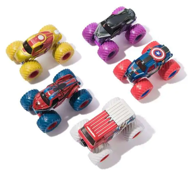 Monster Jam Marvel Spider-Man, Black Panther, Iron Man, Hulk Captain ...