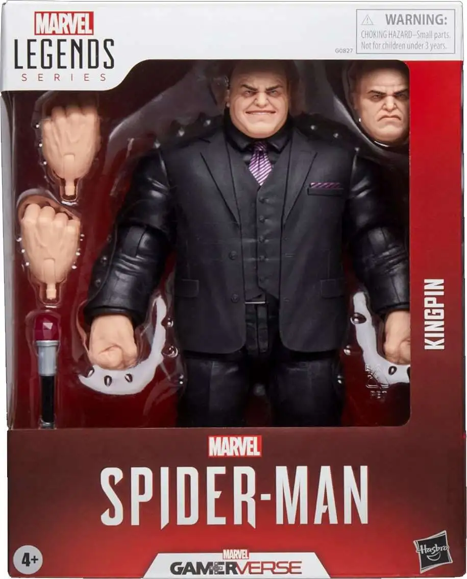 Marvel Gamerverse Marvel Legends Kingpin 6 Deluxe Action Figure Spider ...