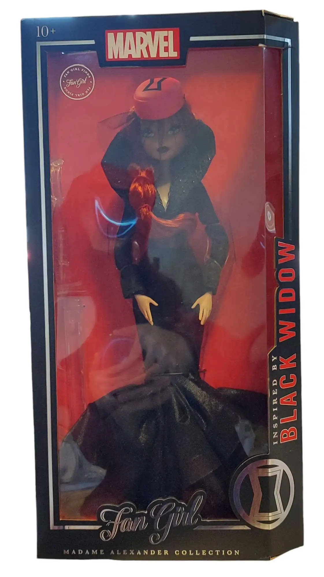 Marvel Fan Girl Madame Alexander Collection Black Widow Doll Fan Girl ...