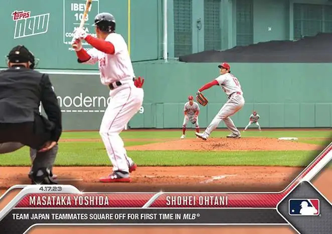 MLB 2023 NOW Baseball Single Card Shohei Ohtani Masataka Yoshida Exclusive 140 - ToyWiz