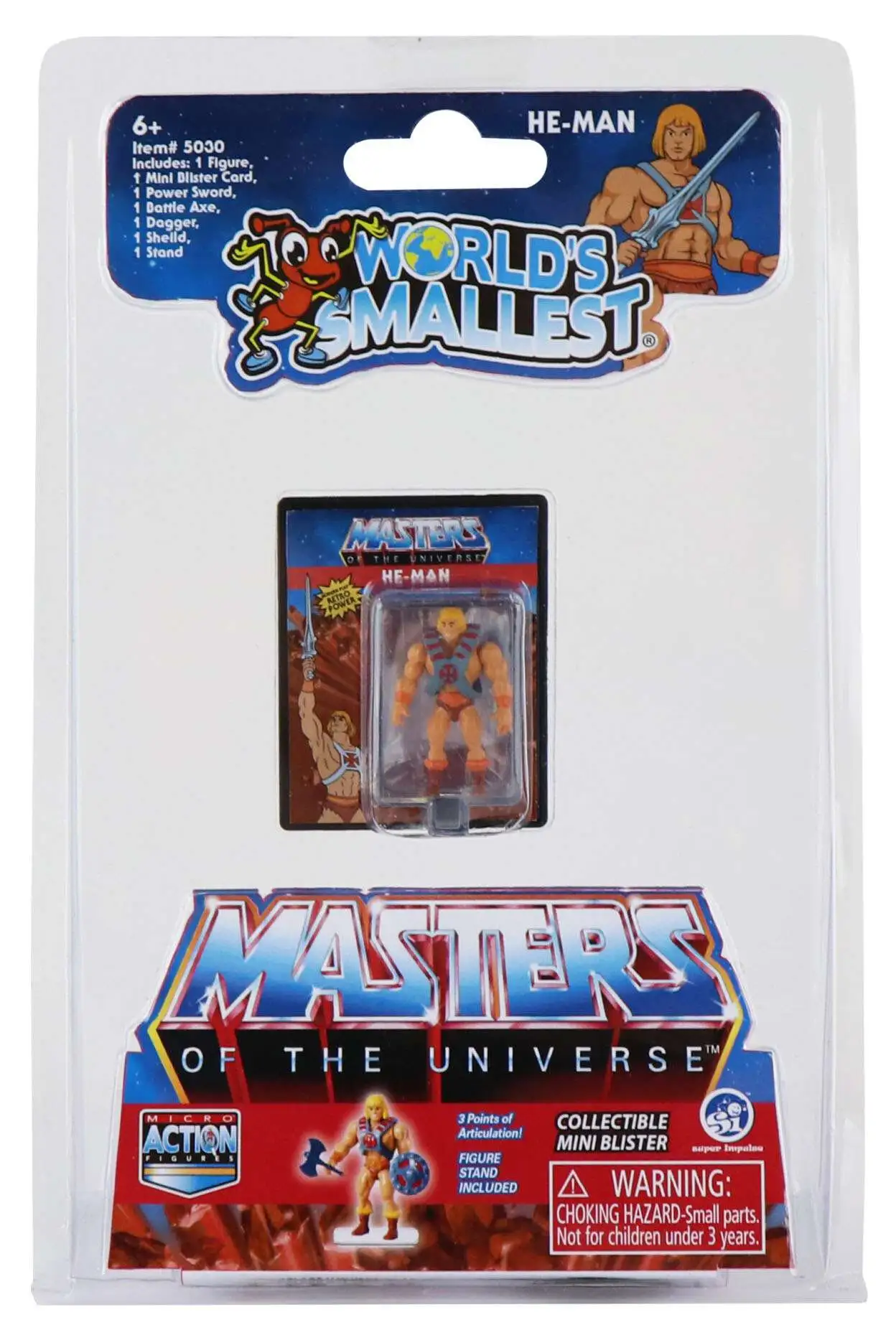 Worlds Smallest Masters of the Universe Series 1 He-Man, Skeletor ...