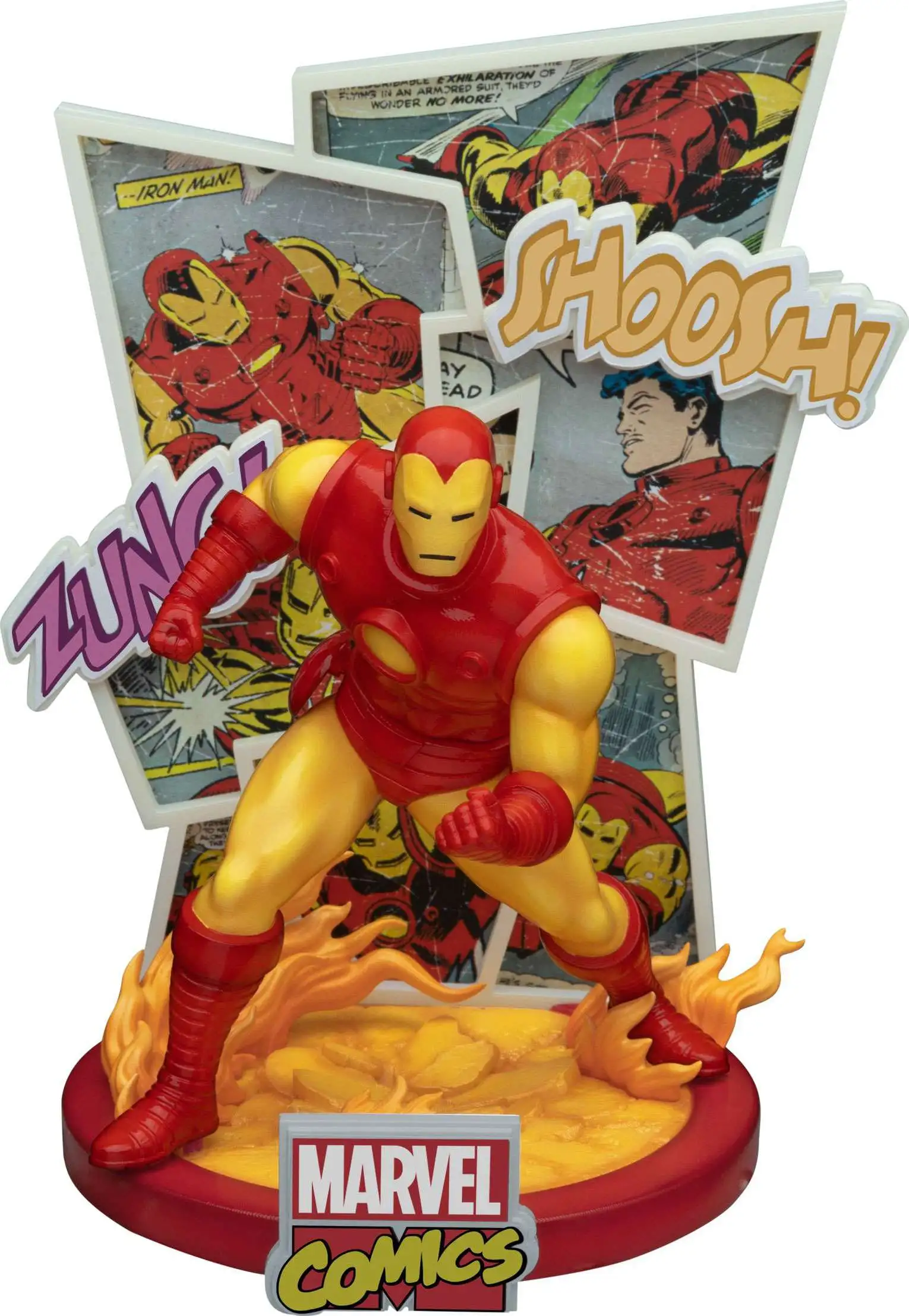 Marvel Marvel D-Stage Series Iron Man Exclusive 6 Statue DS-085 60th Anniversary Beast Kingdom ...