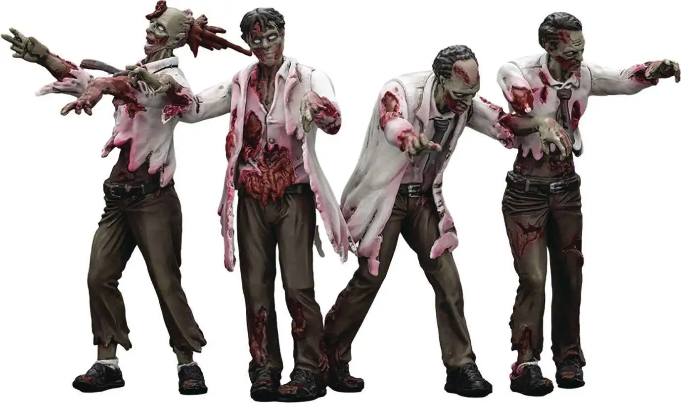 Dark Source Male Scientist Zombies 125 Action Figure 4-Pack Joytoy - ToyWiz
