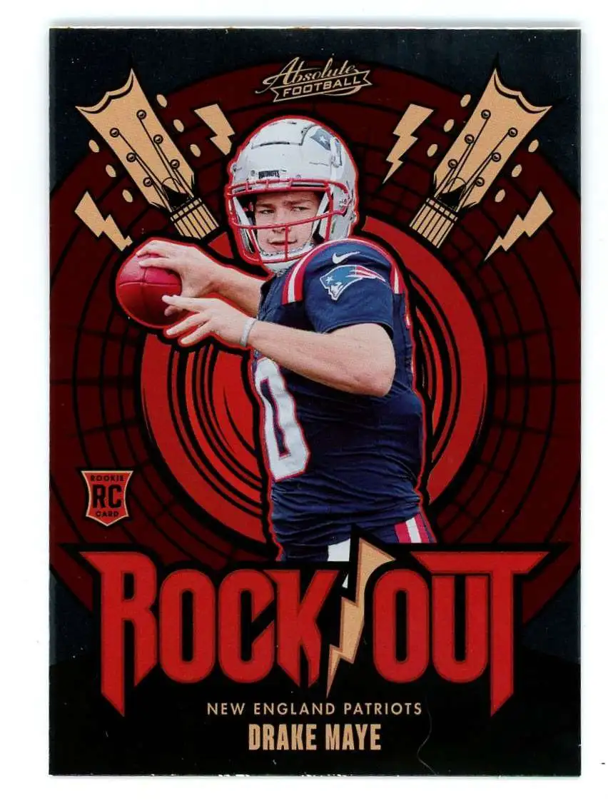 NFL 2024 Panini Absolute Football Single Card Rock Out Drake Maye RO ...