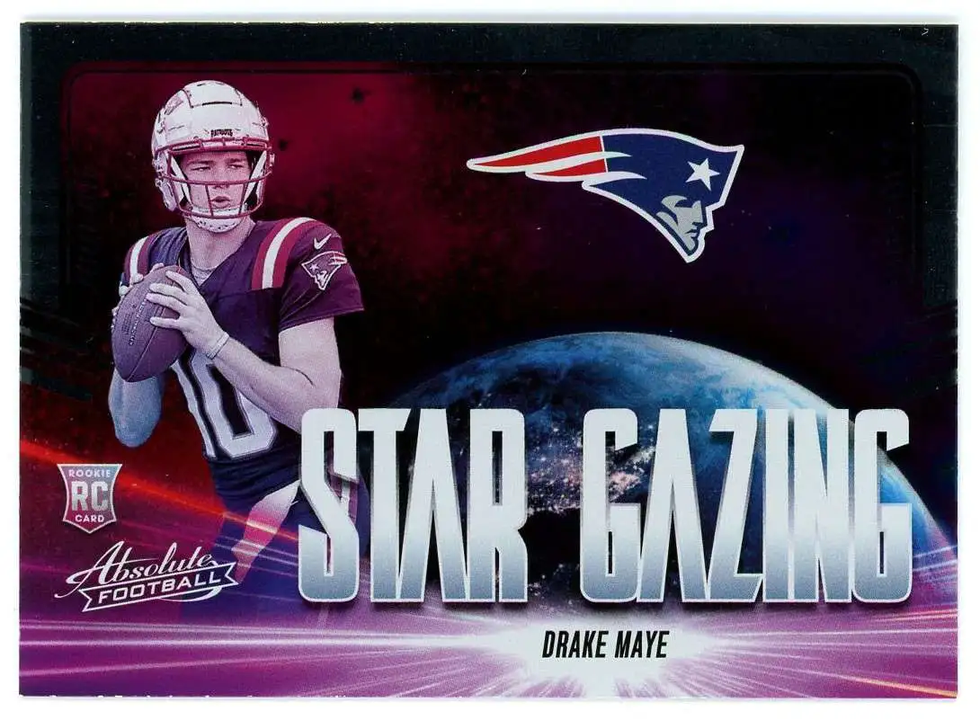 NFL 2024 Panini Absolute Football Single Card Star Gazing Drake Maye SG ...