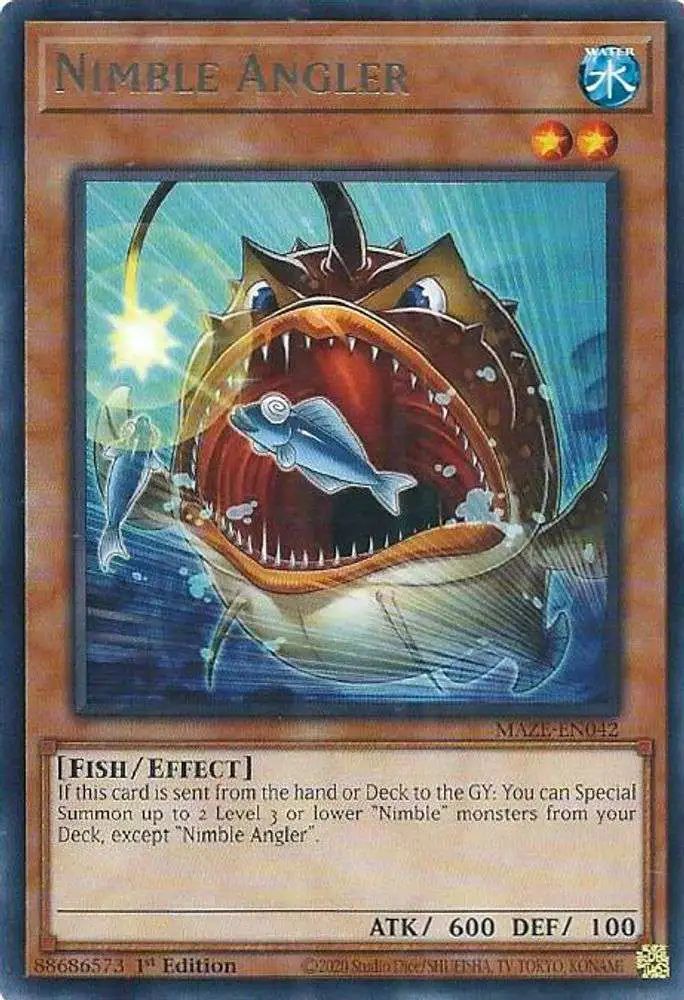 YuGiOh Trading Card Games Maze of Memories Single Card Rare Nimble ...
