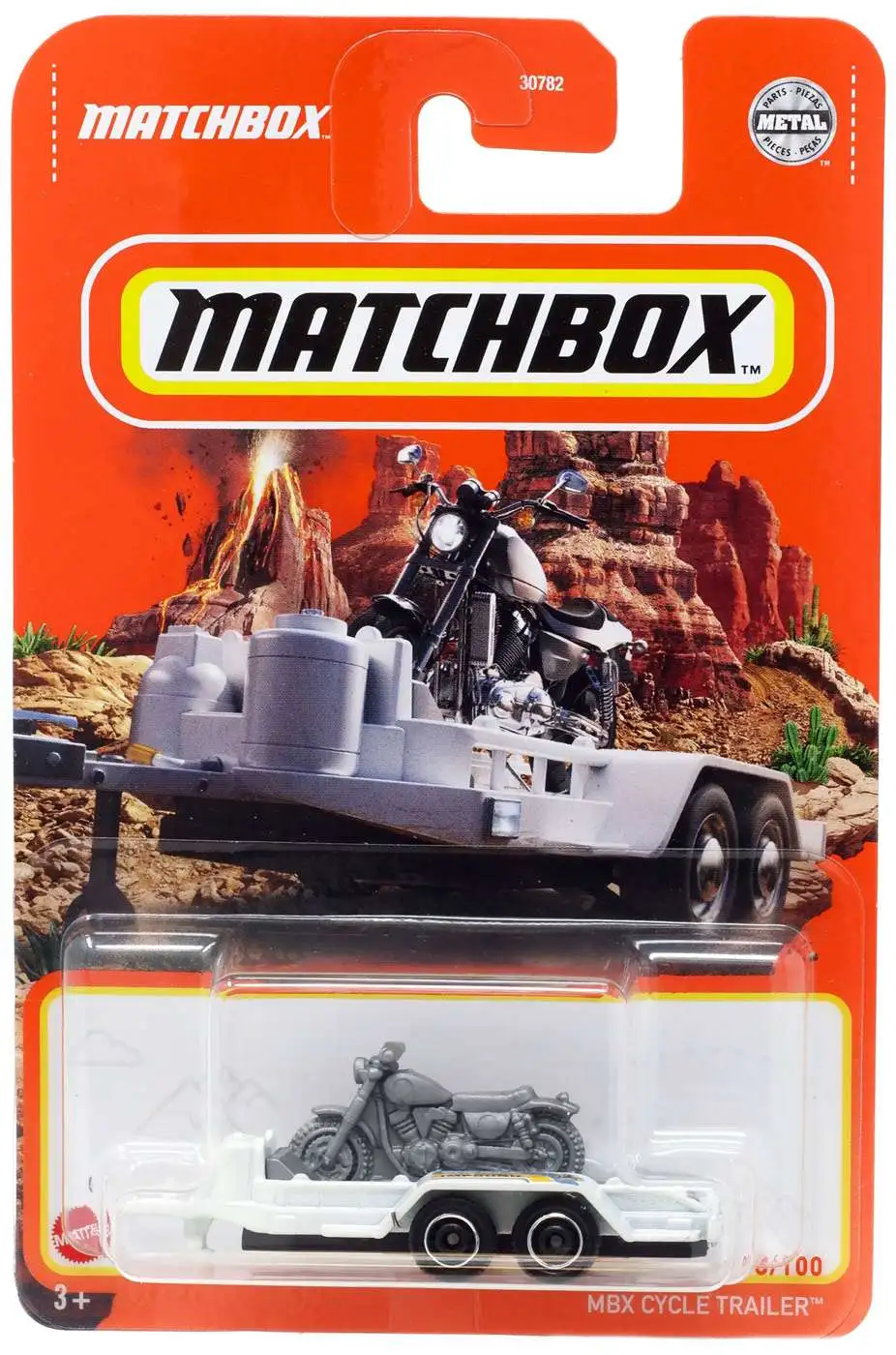 Matchbox MBX Cycle Trailer Diecast Car 98100 Version 1 Mattel - ToyWiz