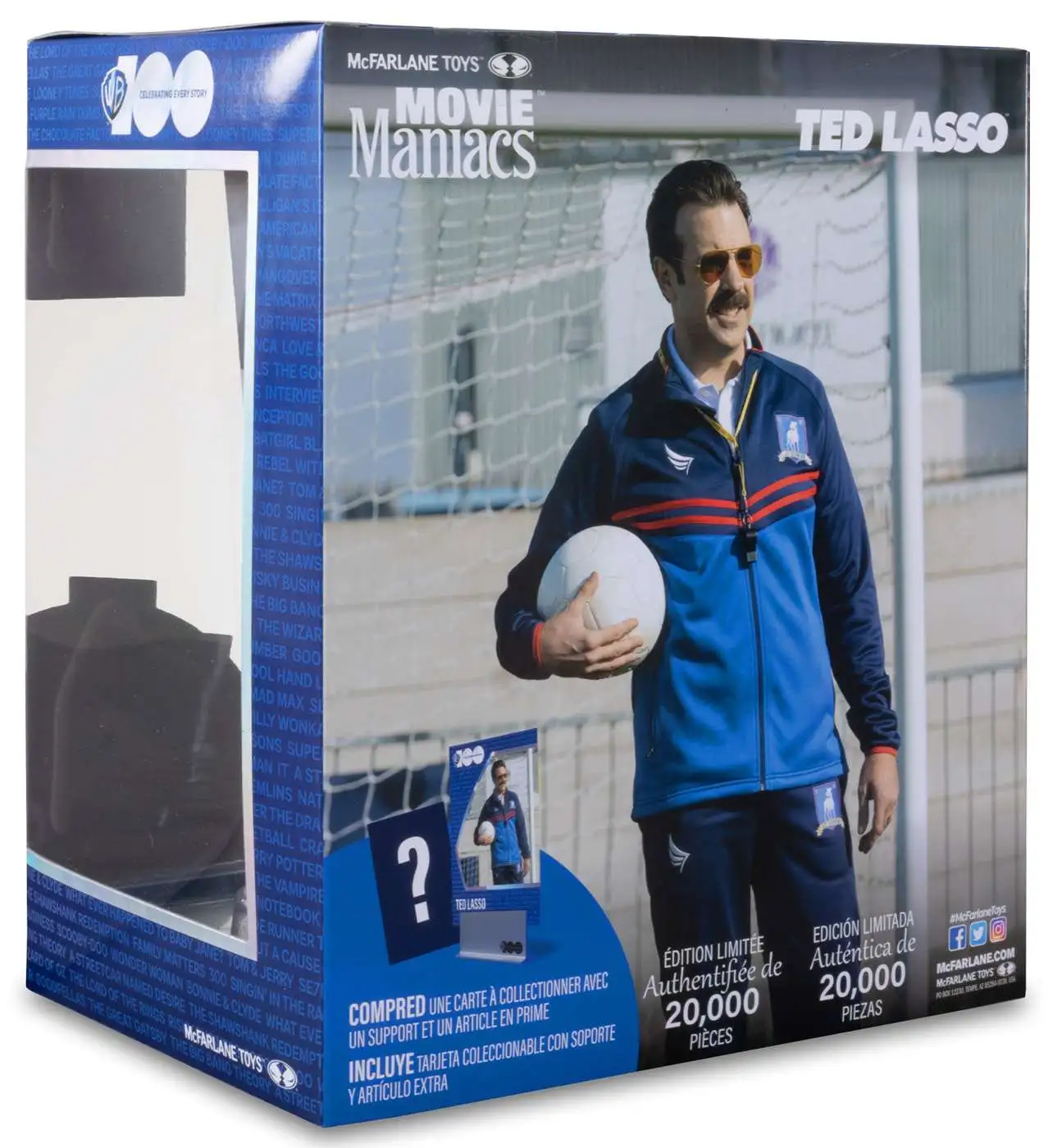 McFarlane Toys Warner Bros. Movie Maniacs Ted Lasso 6 Only 20,000 Made ...