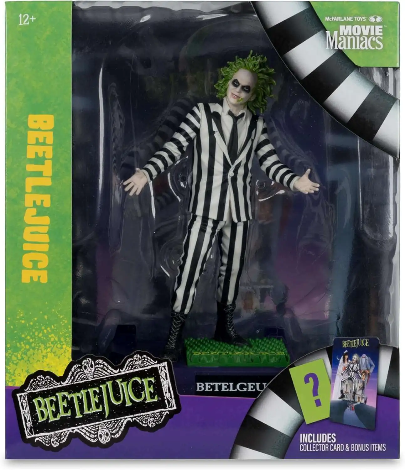 McFarlane Toys Beetlejuice Movie Maniacs Beetlejuice 6 Posed Figure ...