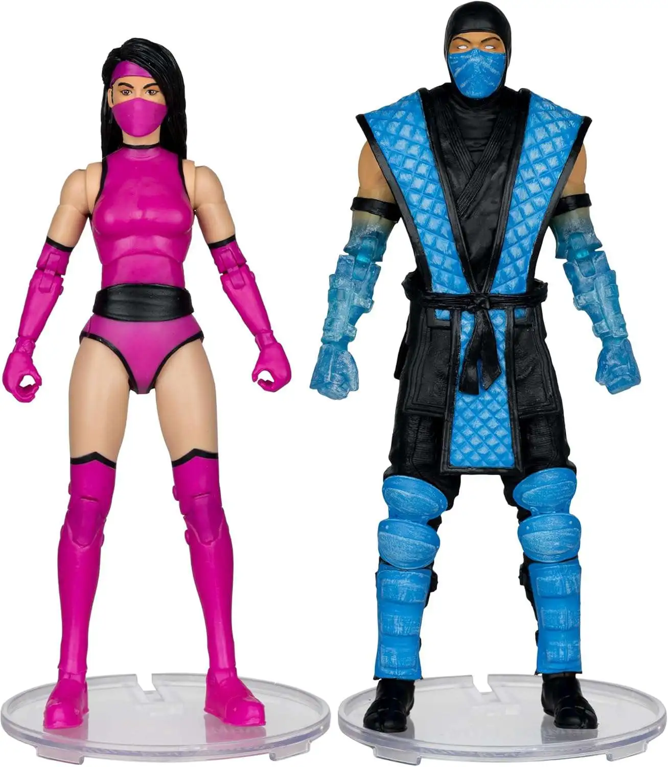 McFarlane Toys Mortal Kombat Klassic Sub-Zero vs. Mileena 7 Action Figure 2-Pack Mortal Kombat ...