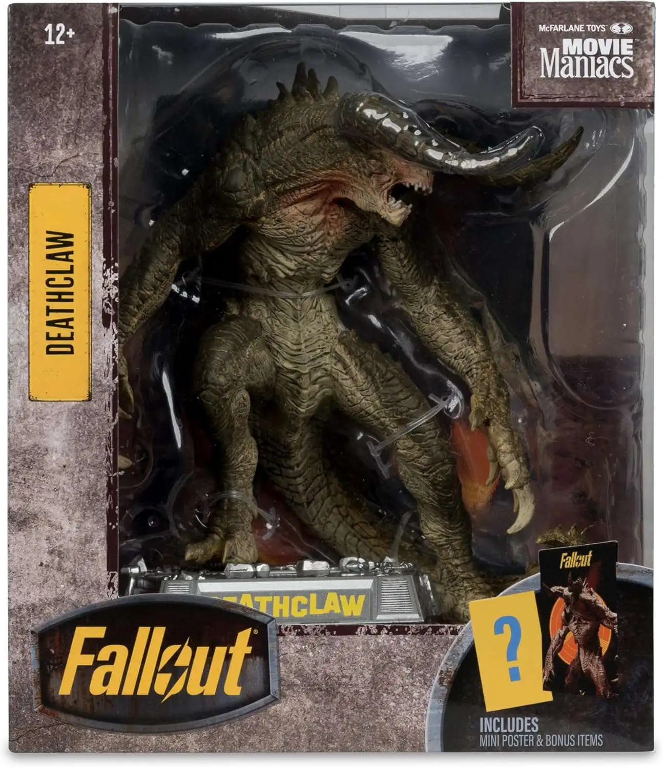 McFarlane Toys Fallout Movie Maniacs Deathclaw 6 Posed Figure Season 2 ...