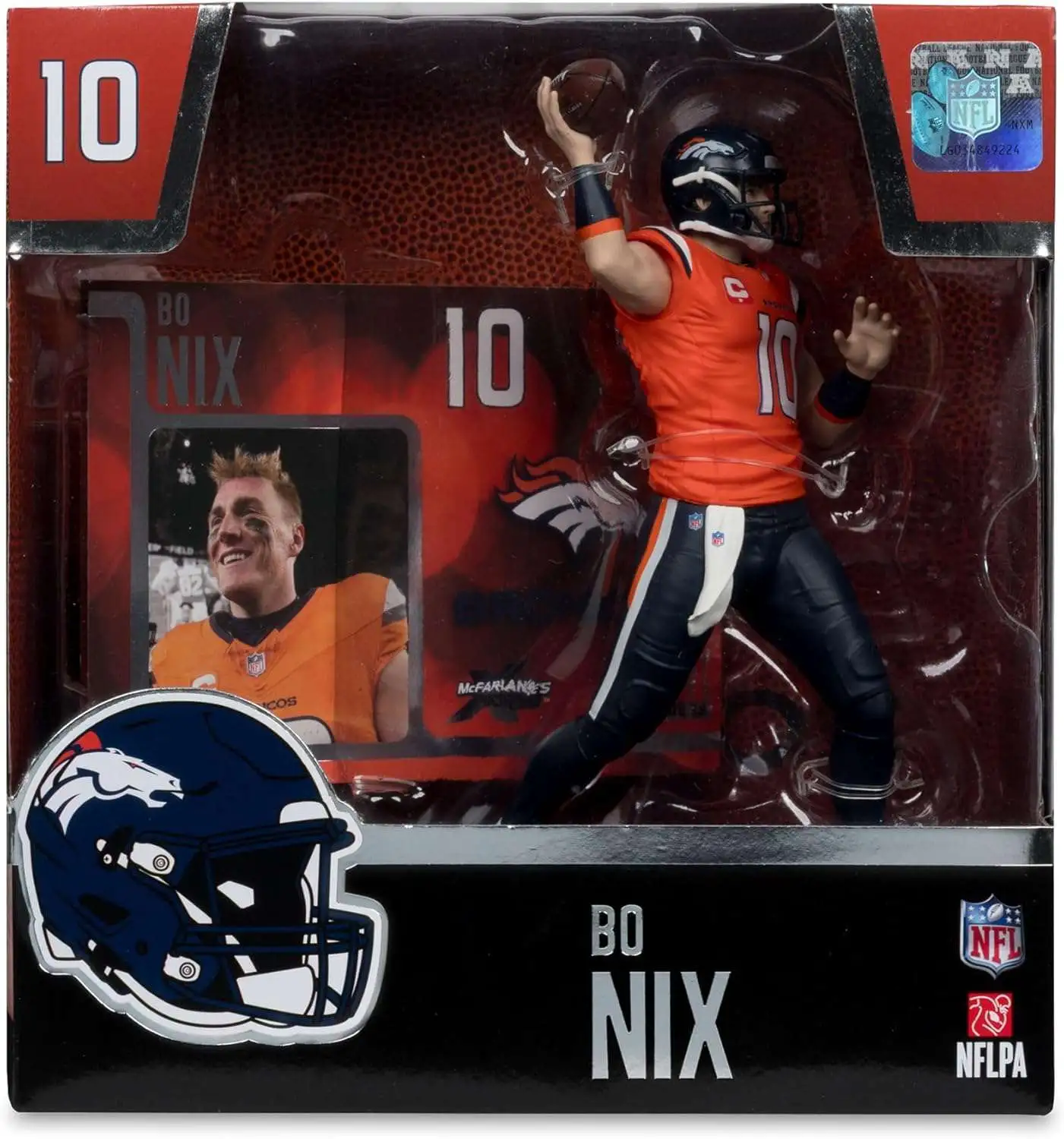 McFarlane Toys NFL Denver Broncos Sports Football Bo Nix Action Figure ...