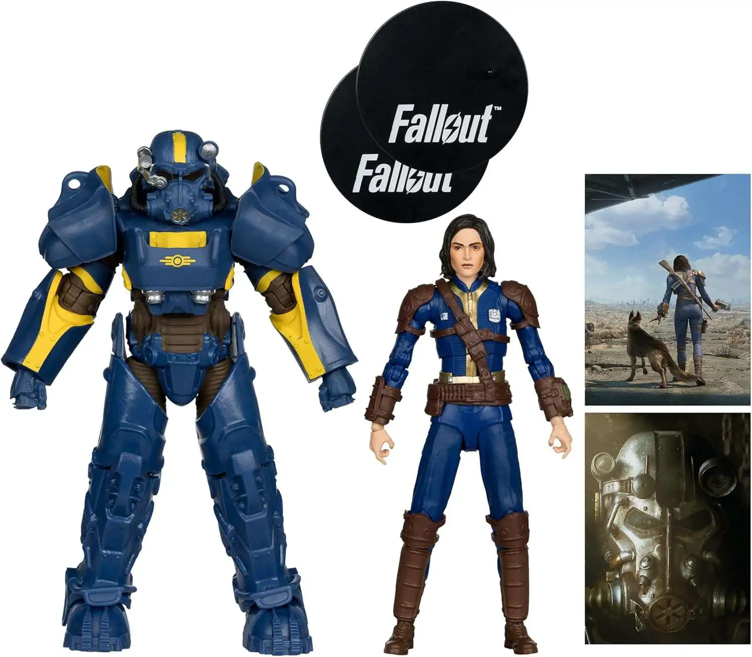 McFarlane Toys Fallout 76 T-60 Vault Tec Sole Survivor 7 Action Figure ...