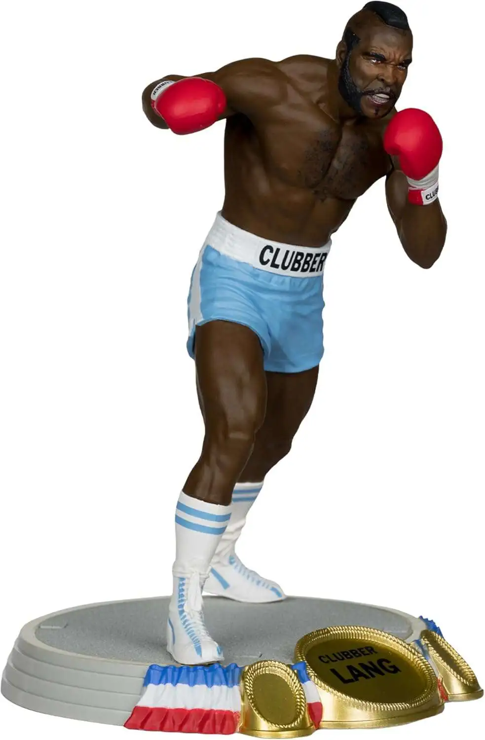 McFarlane Toys Rocky III Movie Maniacs Clubber Lang 6 Posed Figure Blue Trunks - ToyWiz