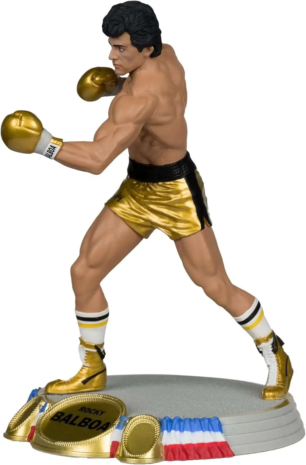 McFarlane Toys Rocky III Movie Maniacs Rocky Balboa 6 Posed Figure Gold ...