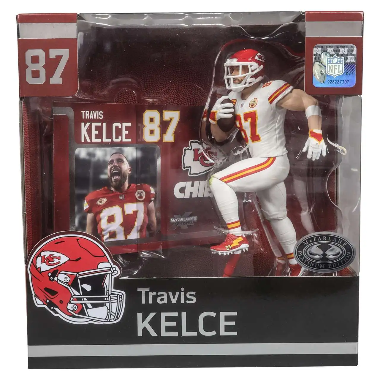 McFarlane Toys NFL Kansas City Chiefs Sports Football Travis Kelce 7 ...