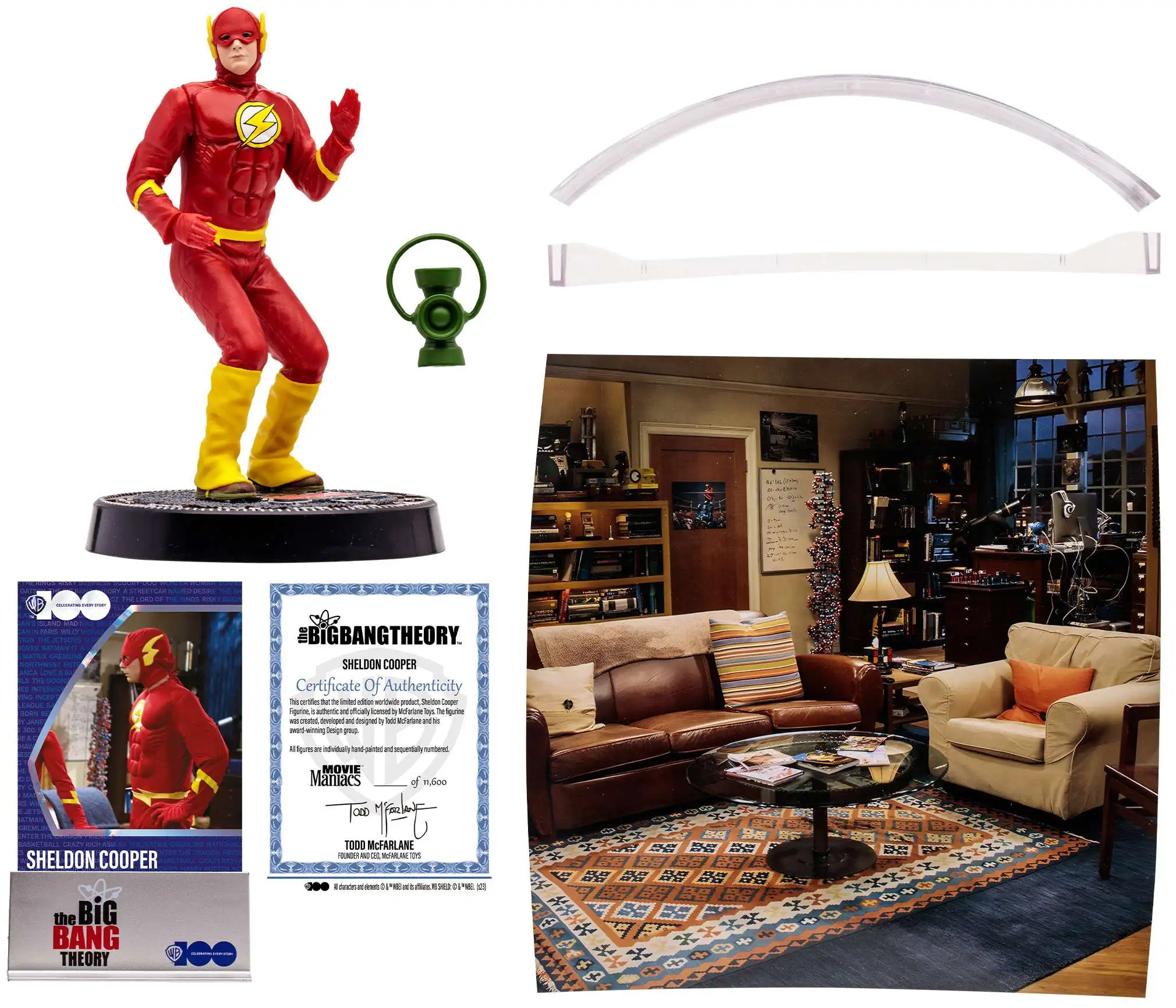 McFarlane Toys The Big Bang Theory Movie Maniacs Sheldon Cooper as ...
