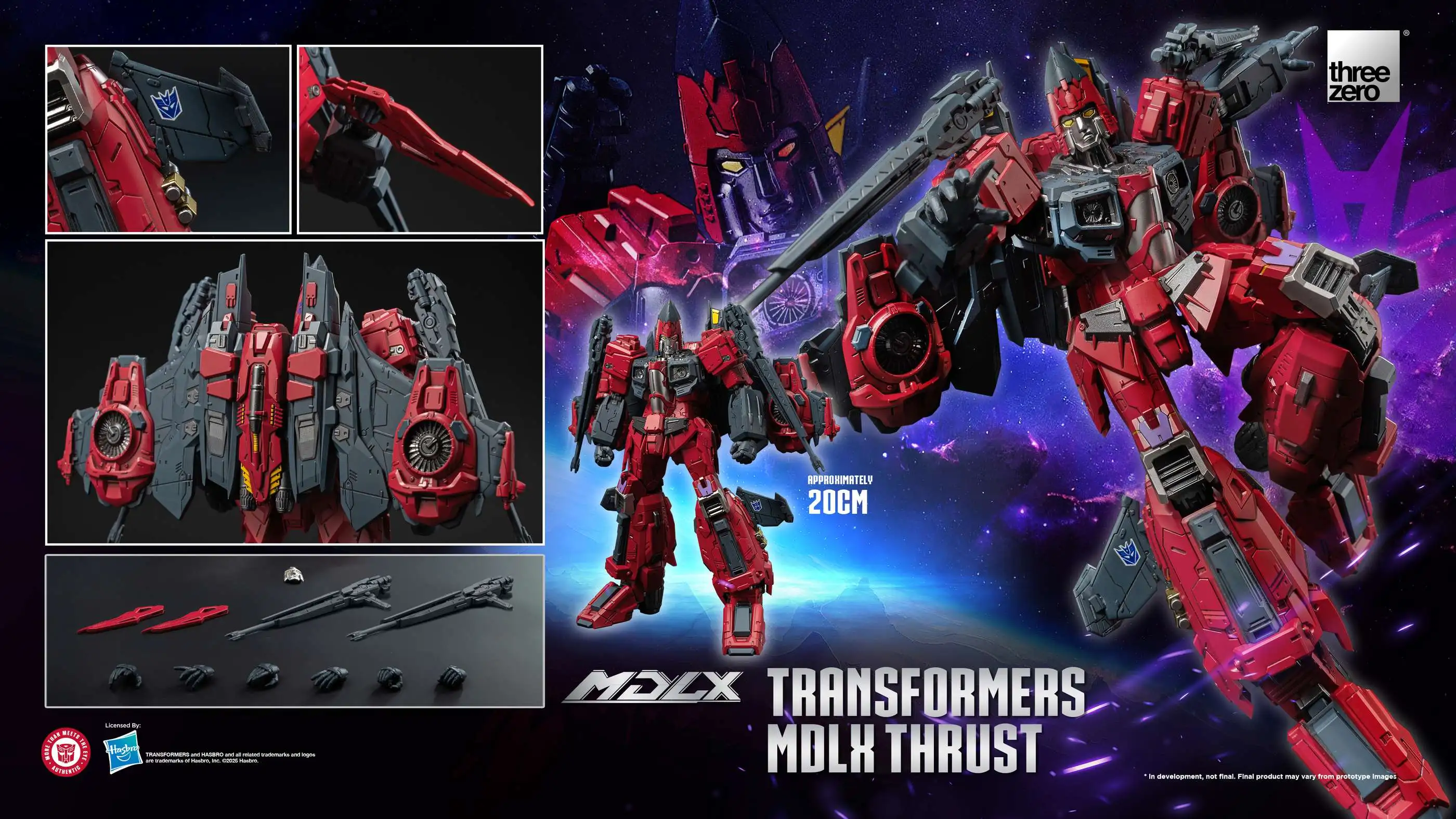 Transformers Thrust 7.8 MDLX Scale Figure ThreeA - ToyWiz