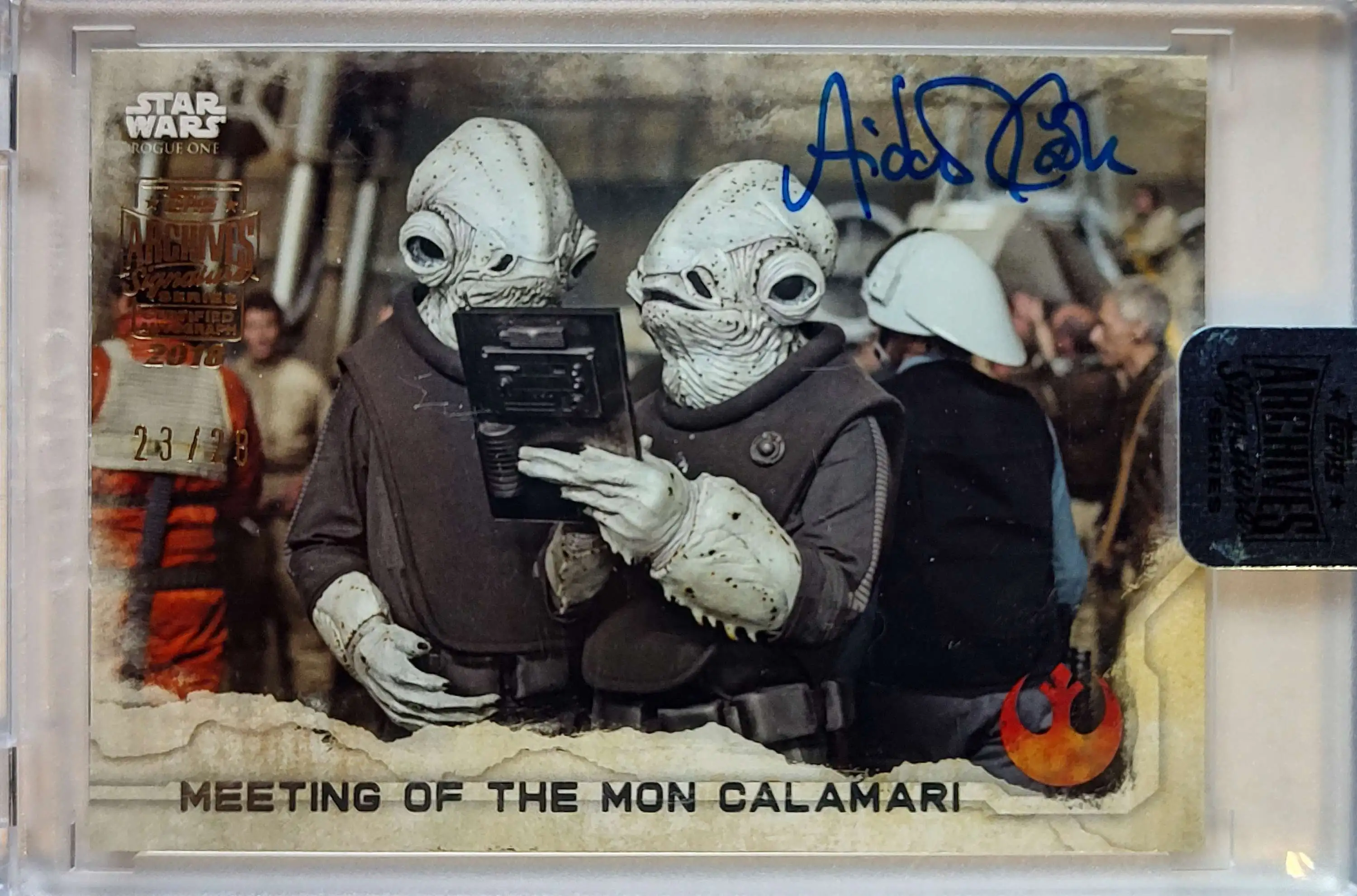 Star Wars Topps 2018 Archives Signature Series Single Card 2328 Meeting ...