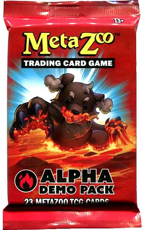 MetaZoo Alpha FIRE Demo Deck Pack 23 Cards - ToyWiz