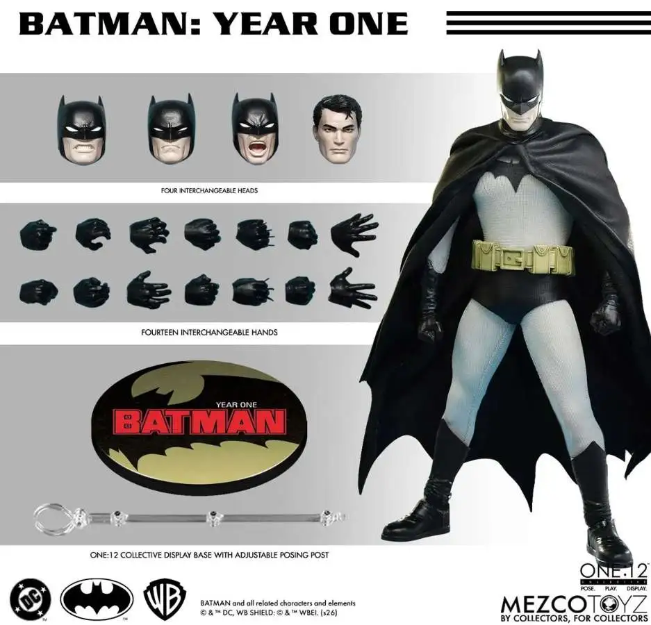 DC Batman Year One One12 Collective Batman Action Figure Mezco Toyz ...