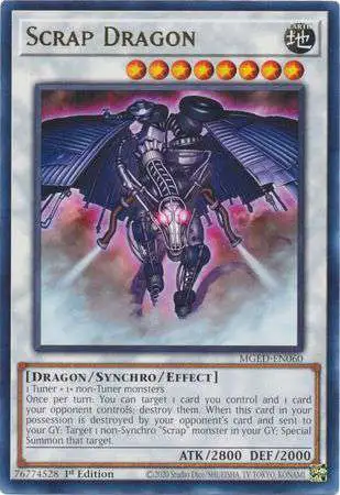 YuGiOh Maximum Gold El Dorado Single Card Rare Scrap Dragon MGED-EN060 ...