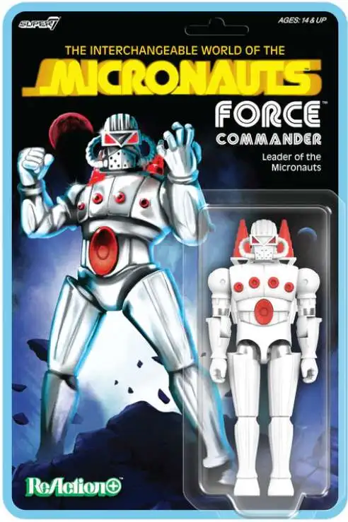 Micronauts ReAction Force Commander 3.75 Action Figure Super7 - ToyWiz