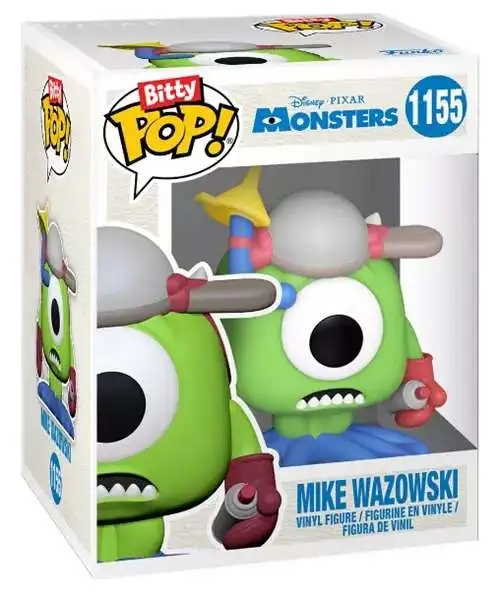 Funko Pixar Bitty POP Mike Wazowski Micro Figure 1155 Loose - ToyWiz