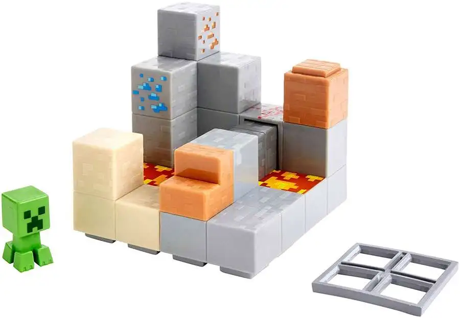 Minecraft Cave Biome Collection Doom Drawbridge Mini Figure Environment ...