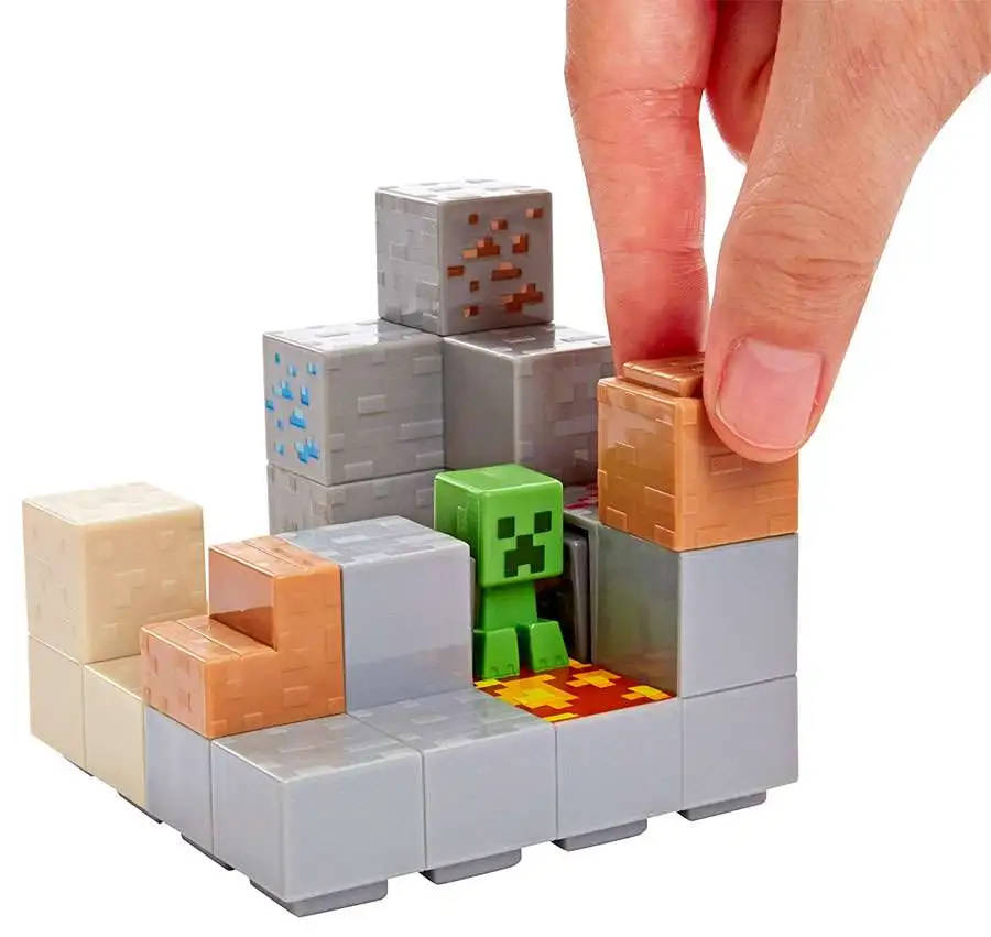 Minecraft Cave Biome Collection Doom Drawbridge Mini Figure Environment ...