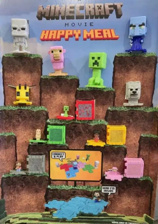 A Minecraft Movie 2025 Happy Meal Set of 12 Figures McDonalds - ToyWiz