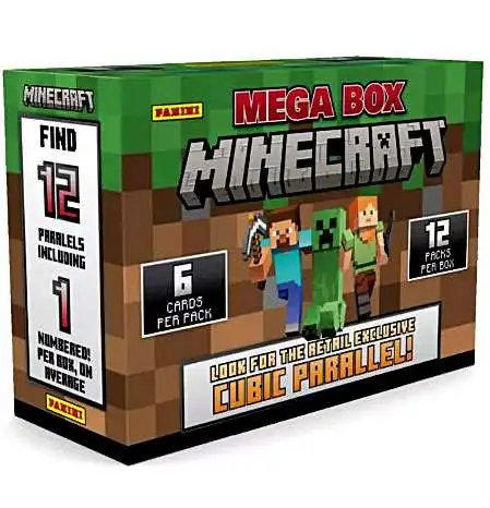 Minecraft Panini 2024 Minecraft Trading Card MEGA Box 12 Packs - ToyWiz