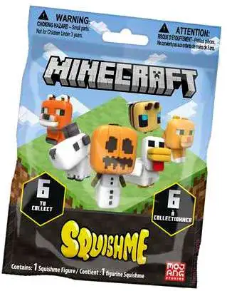 Minecraft Squishme Series 3 Mystery Box 16 Packs Just Toys - ToyWiz