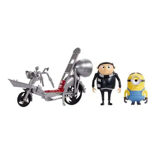 Despicable Me Minions The Rise of Gru Movie Moments Pedal Power Gru Set ...