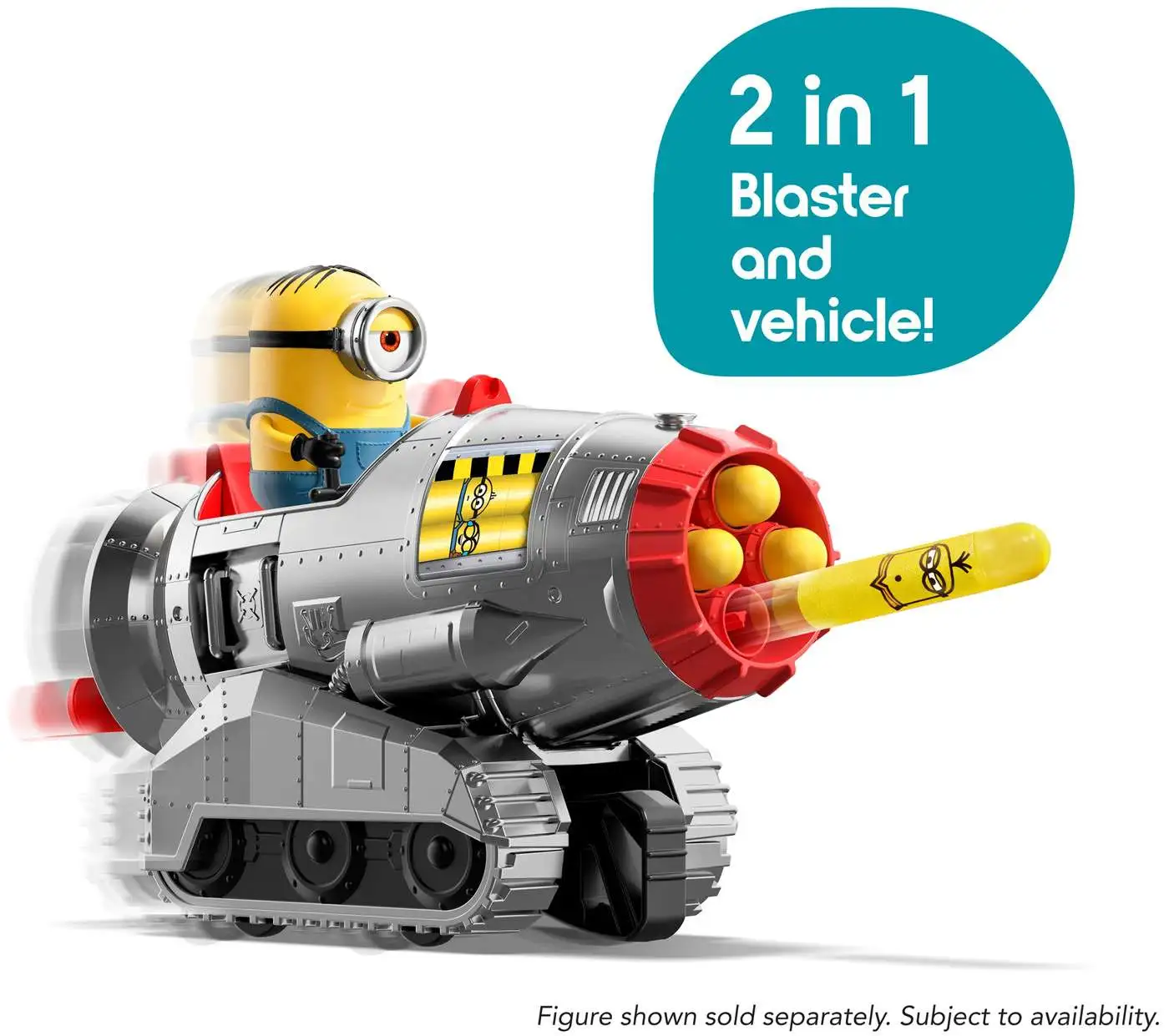 Despicable Me Minions The Rise of Gru Minion Missile Fire Blaster Two ...