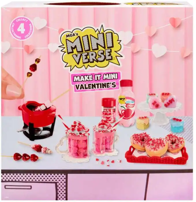 Miniverse Make It Mini Food DINER Valentines Day Series 2 Mystery Box 15 Packs MGA Entertainment ...