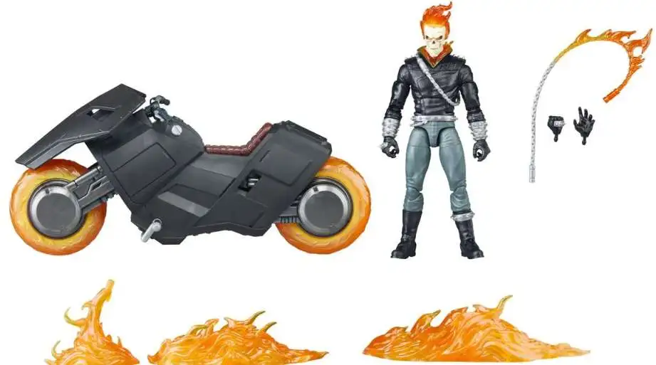 Marvel Marvel Legends Ghost Rider Deluxe Action Figure Danny Ketch with ...